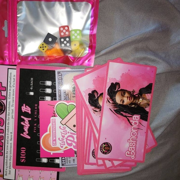 A6 Game Night Savings Challenge Bundle-shut the Box-roll the Dice-bingo ...