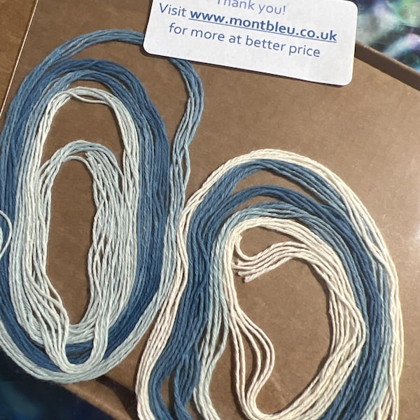 Natural Plant Dyed Sashiko Thread | Embroidery Floss - Standard ...