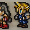 Final Fantasy IV: Perler Bead Sprites - Cecil, Kain, Rosa, Rydia, Edge ...