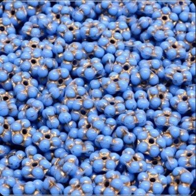 30 Pcs 8 Mm 2 Hole Czech Candy Beads Chalk Sfinx 11431 - Etsy