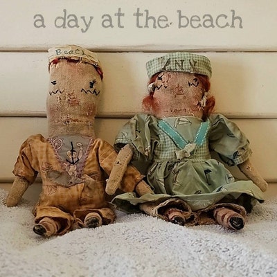 MUSTARD SEED Originals-primitive Rabbit Doll Bunny-bunny - Etsy