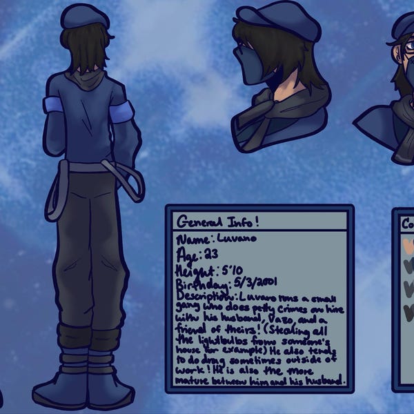Custom Oc Reference Sheet Information! - Etsy