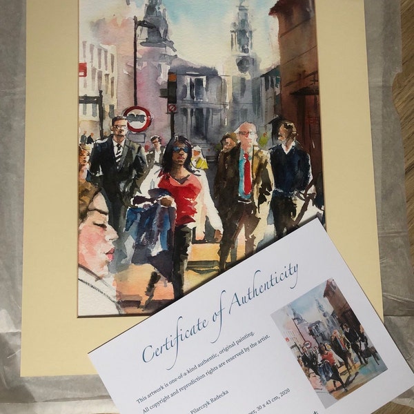 Original Signed Art, Original Watercolour, Abstract Watercolor ...