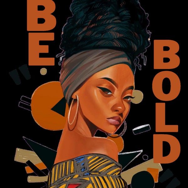 Be Bold Instant Download - Transparent PNG - Etsy