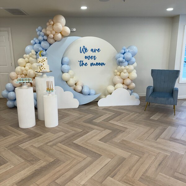 8ft Collapsible Wood Backdrop Plans | Photo Birthday Party Backdrop ...