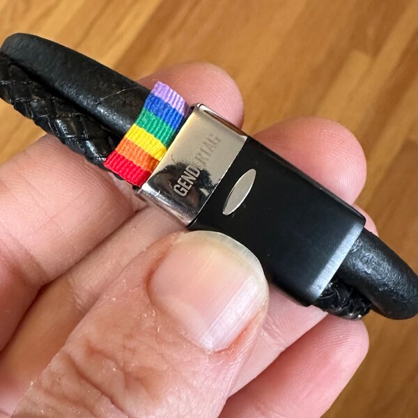 Transgender Bracelet, Trans Flag, Pride Ribbon, Trans Pride, Subtle ...