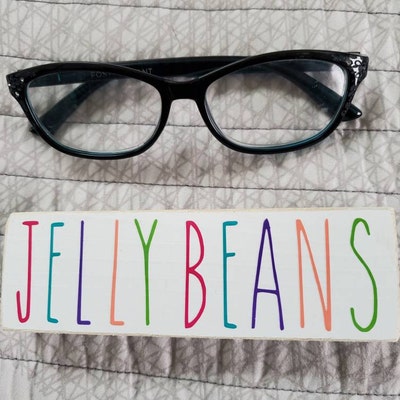 Easter Tiered Tray, Jelly Beans Sign, Easter Decor, Wooden Sign, Tiered ...