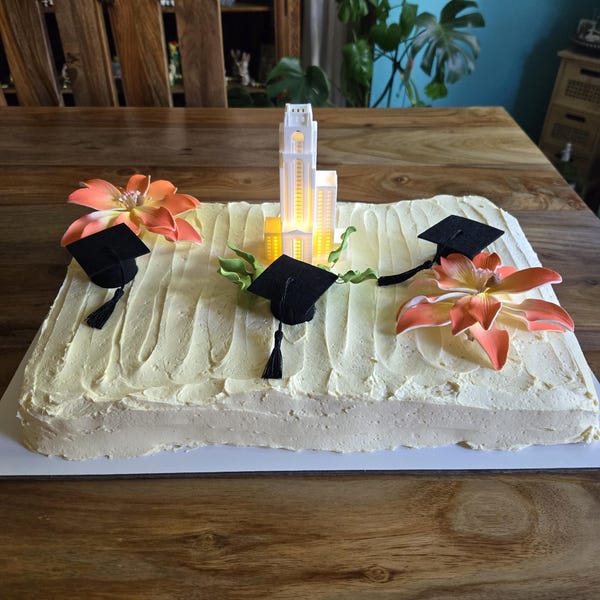 UNC Old Well Cake Topper | Tar Heels Graduation Gift | University of ...