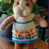 Toy Knitting Pattern for a Selection of Dresses to Fit the 9 Inch ...