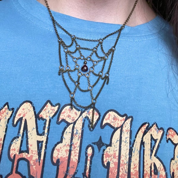 Spiderweb Hand Chain - Etsy