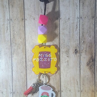 Friends Stanley Name Plate, Friends Theme Name Tag, Personalization ...