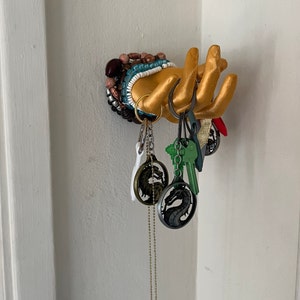 Female Hand Hook, Grabbing, Printed, Wall Mounted, Floating Effect - Etsy