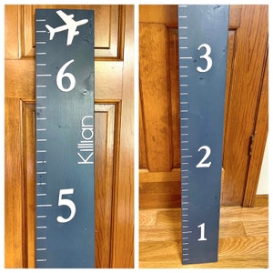 Growth Chart Ruler 3D Playroom Decor Wood Growth Chart - Etsy