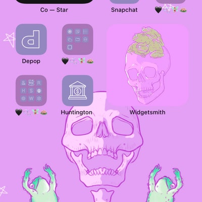 Lavender Ios App Icon Pack 300 Unique Icons in 4 Colors Each 20 Widget ...
