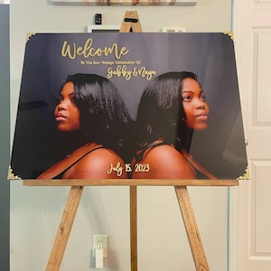 Multi Color Welcome Sign and Seating Chart, 5mm WPC Wood Unique Beach ...