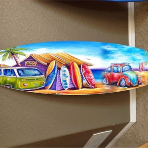Surf Board Surfboard Decor Hawaiian Beach Surfing Beach Decor - Etsy