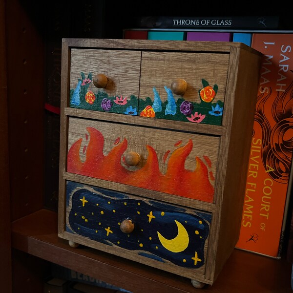 Archeron Dresser | ACOTAR Inspired | Archeron Sisters Jewelry Box - Etsy