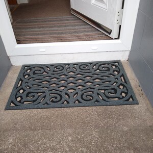 HEART Embossed Door Mat Entrance Welcome Floor Mat - Etsy