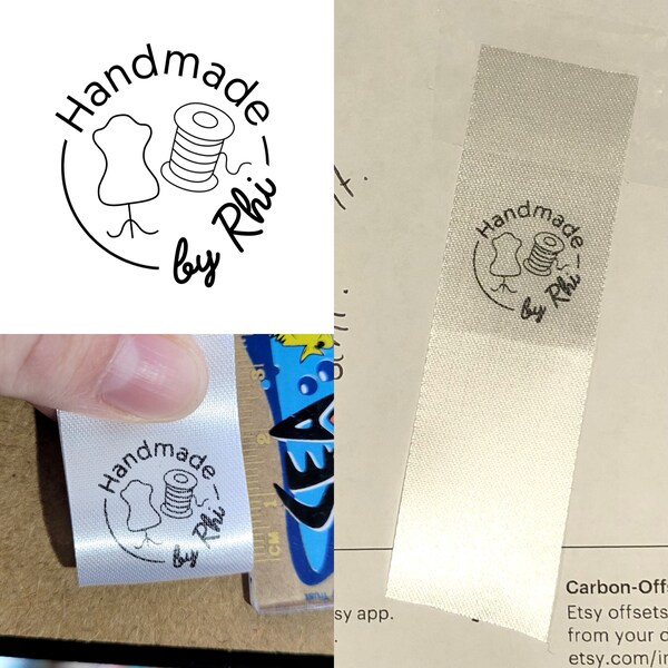 Custom Wooden Tags Laser Cut Engraved Personalized Logo, Timber Sew in ...