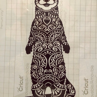 Otter SVG File, Mandala Otter SVG, Zentangle Otter SVG, Animal Svg File ...
