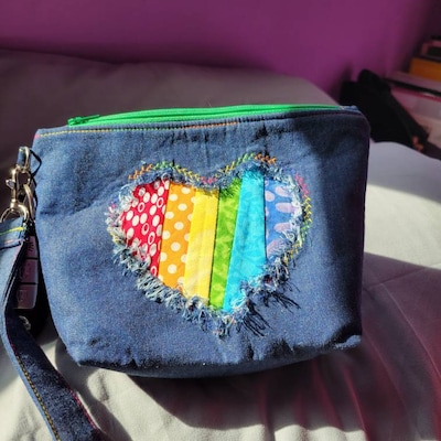 Custom Denim Purse Made-to-order Upcycled Patchwork Denim - Etsy