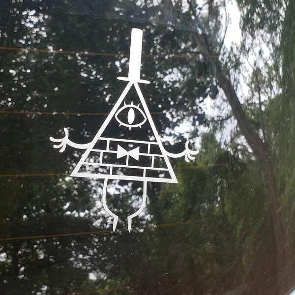 Gravity Falls - Bill Cipher Decal Sticker - for Cars, Laptops, Phones ...