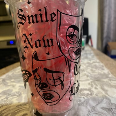 Smile Now Cry Later SVG Clown Mask SVG Laugh Mime Happy Sad Tattoo T ...