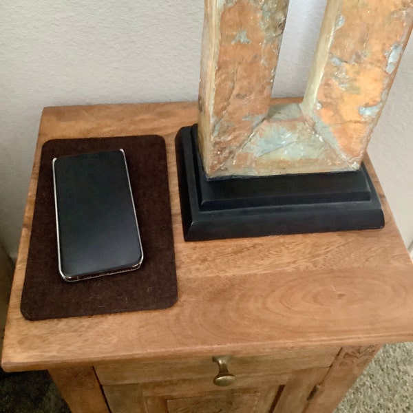 Felt Phone Mat, Thick Merino Wool, Premium Quality, Vibrant + Saturated ...