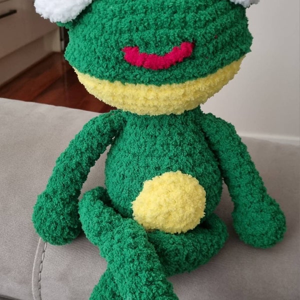 CROCHET PATTERN FROG With Duck Floatie - Amigurumi Toy Plush Pattern ...