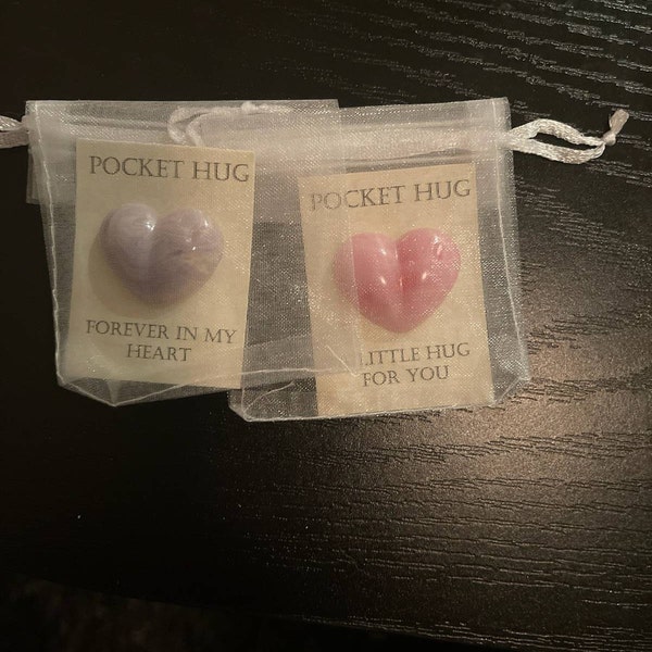 Sympathy Gift, Dragonfly, Heart,pocket Hug, Mementos, Heart ...