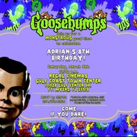 Goosebumps Birthday Banner Digital Download - Etsy Canada