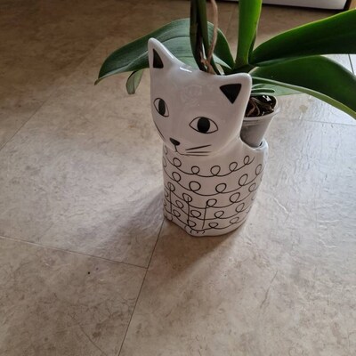 Village Pottery Top Dog Planter Pots Collection Kiln Fired Waterproof ...