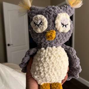 Pattern: Oakley the Owl Snuggler Pattern, Crochet Owl, Crochet Pattern ...