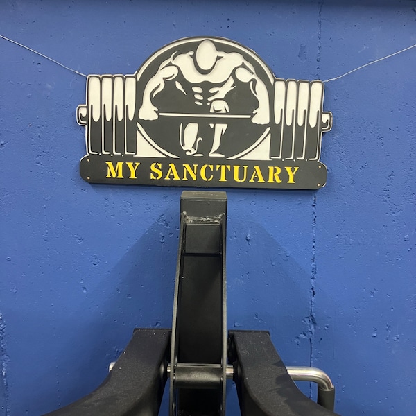 Personalized Home Gym Signs for Workout Room, Personalized Metal Sign ...