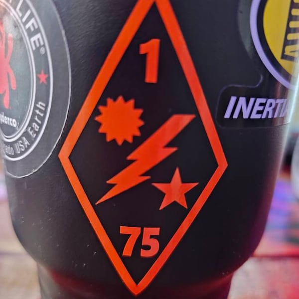 Army 75th Ranger Regiment Vinyl Window Decal Sticker, Ranger Insignia ...