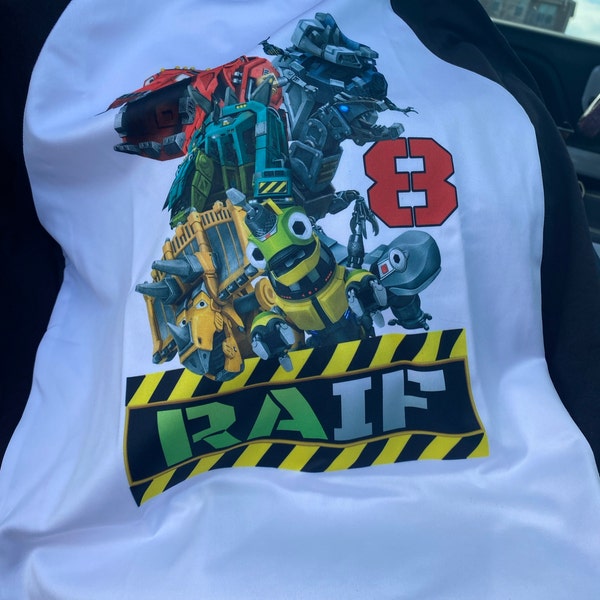 Dino Ranch Kids Birthday Shirt Dino Ranch Custom Shirt Name and Age ...