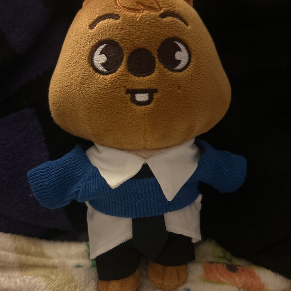 Quokka Blue Outfit Set, Han Jisung, Stray Kids SKZOO Costume, Skzoo ...