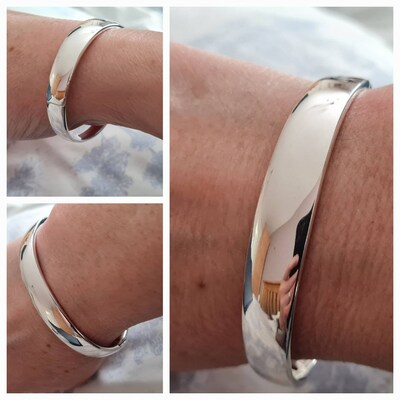 Silver Bangles for Small Wrists Bracelets for Small Wrist - Etsy