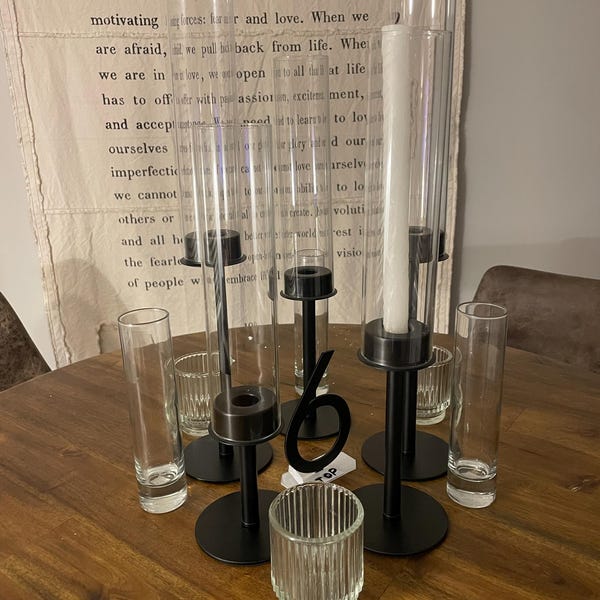 Silver Table Numbers Glitter Table Numbers Acrylic Table Numbers Table ...