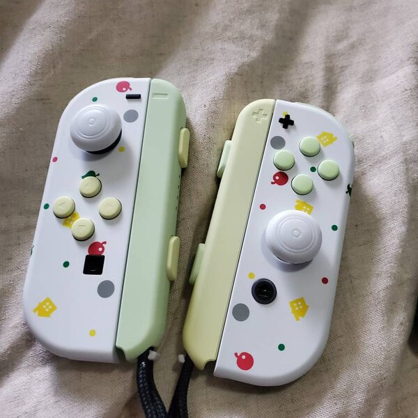 Custom Animal Crossing Themed Nintendo Switch Joy-con Joycon Controllers - Etsy