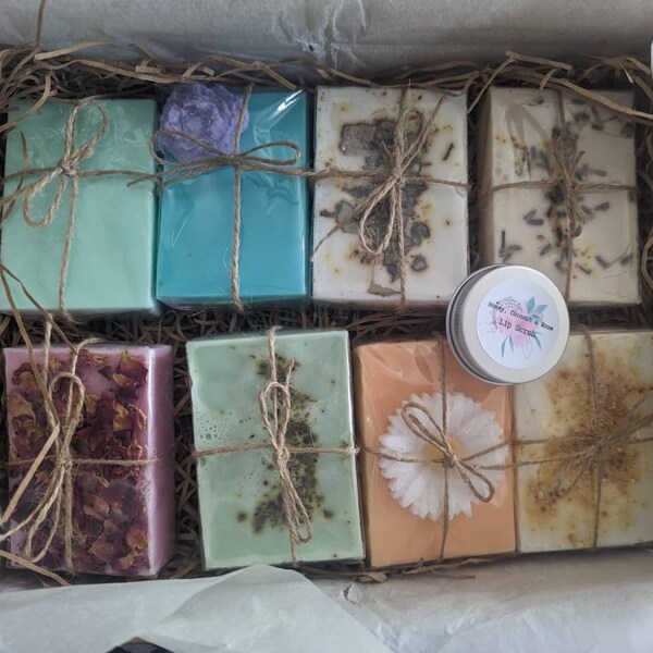 Relaxation Gift Set, Bath Gift Set, Handmade Soap, Soy Wax Melts ...