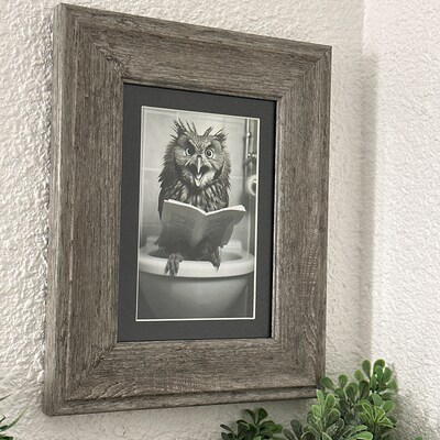 Zebra on the Toilet, Blue Bathroom Print, Bathroom Wall Art, Bathroom ...