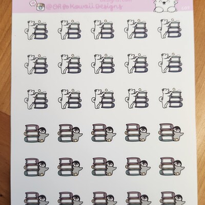 Kawaii Nope Stickers Cute Kawaii Planner Stickers College Planner ...