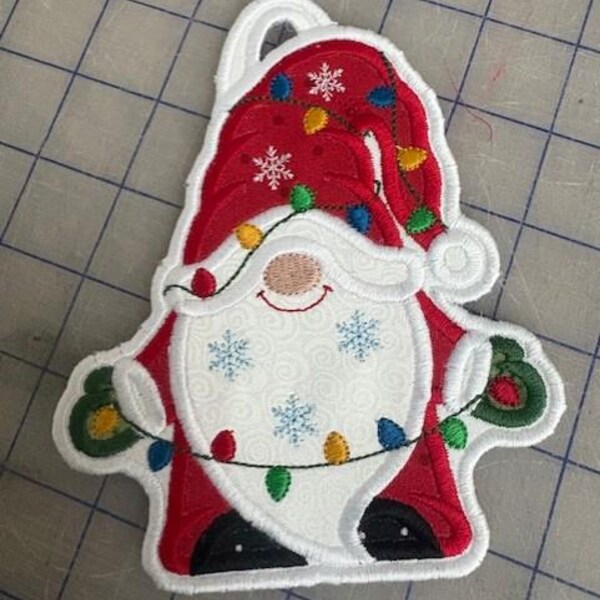 Santa Treat Bag in the Hoop Machine Embroidery Design N2 - 10 Sizes ...