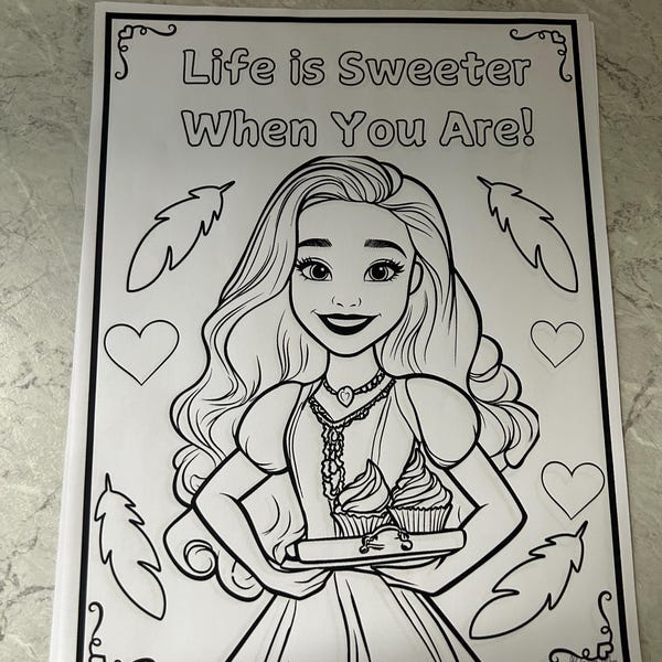Red Descendants 4 Rise of Red Coloring Page, Custom Editable Canva ...
