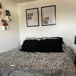 Dear Bed I Love You, Funny Bedroom Wall Art, Bedroom Wall Decor Over ...