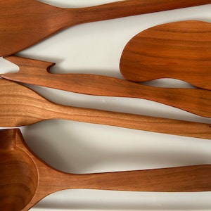 Taste Testing Spoon wooden, Cherry Wood - Etsy