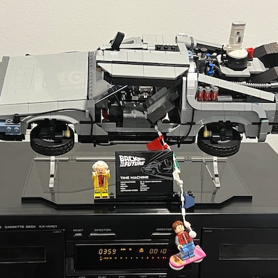Acrylic Display Stand for Back to the Future Time Machine Set 10300 ...