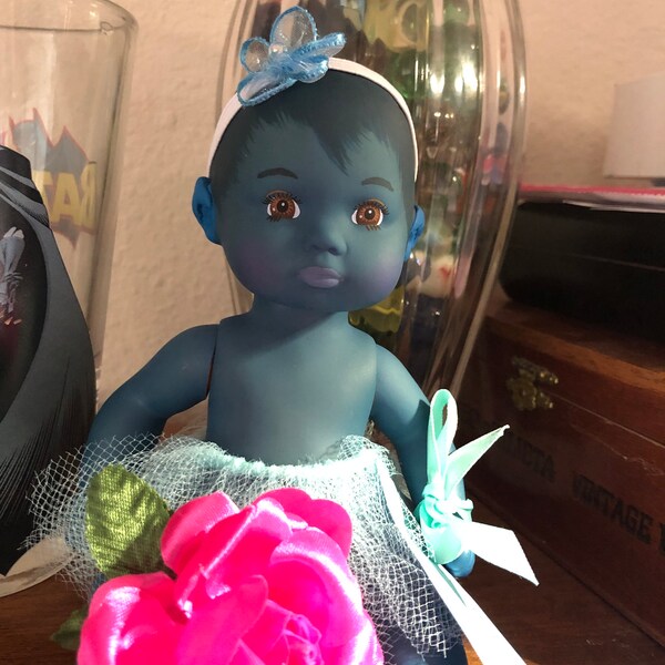 Inclusive OOAK Baby Doll With Cleft Lip, Pink Dress, Special Needs Doll ...