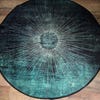 Mid Century Oval Boho Rug, Contemporary Abstract Oval Rug, Unique ...